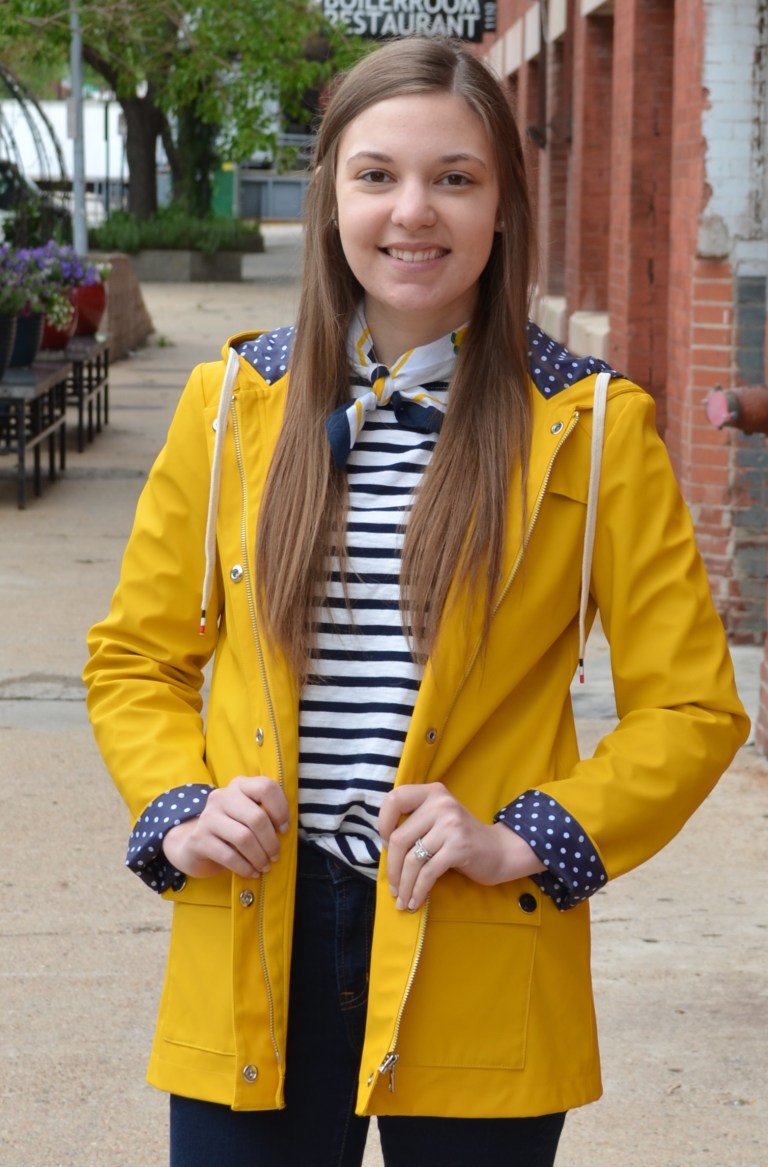 Yellow Rain Coat | Living Taylored